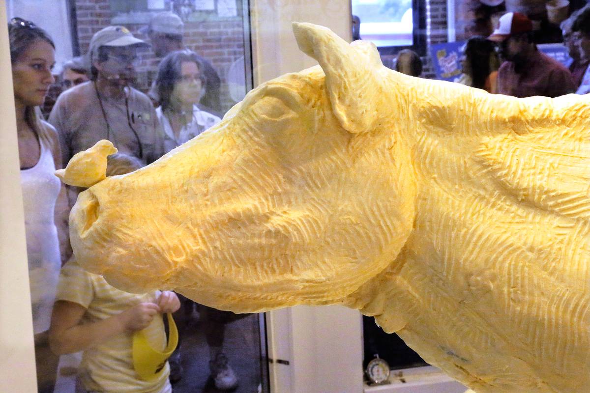 How To Build A Cow Out Of Butter