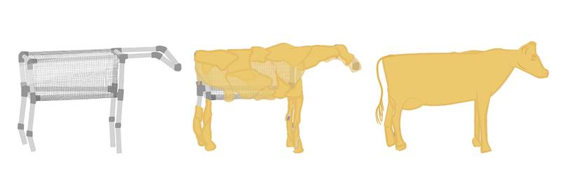 How To Build A Cow Out Of Butter